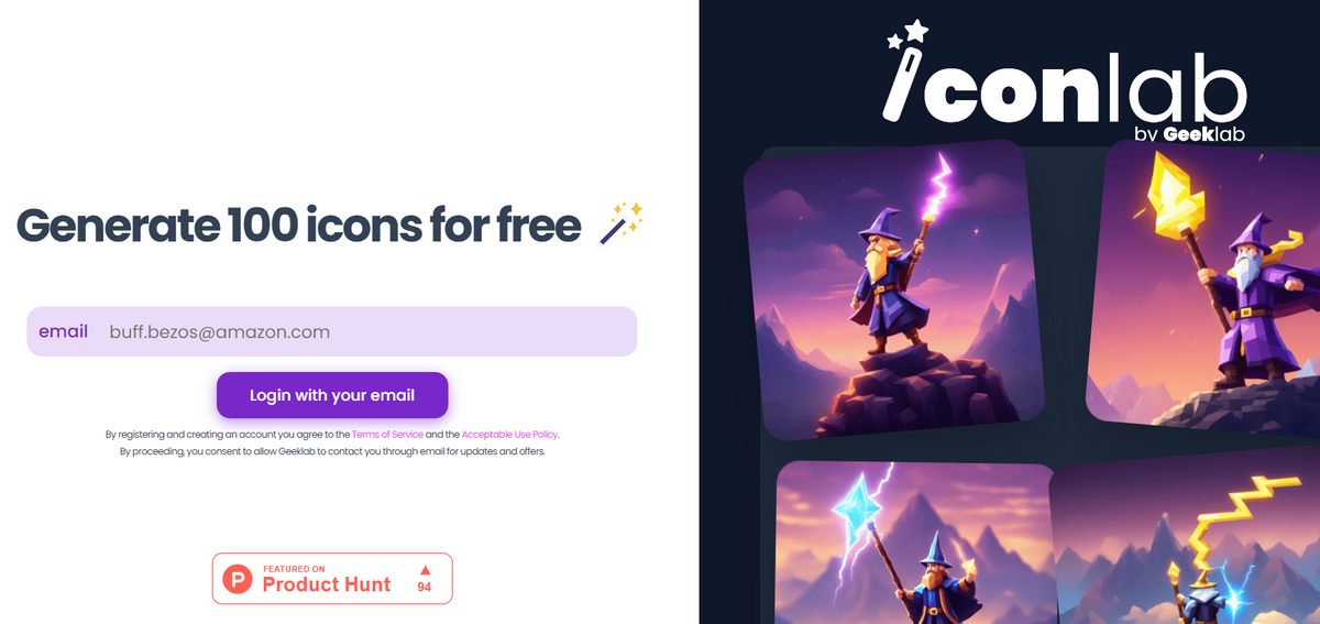 Iconlab - Generate app icons with AI | Steemhunt